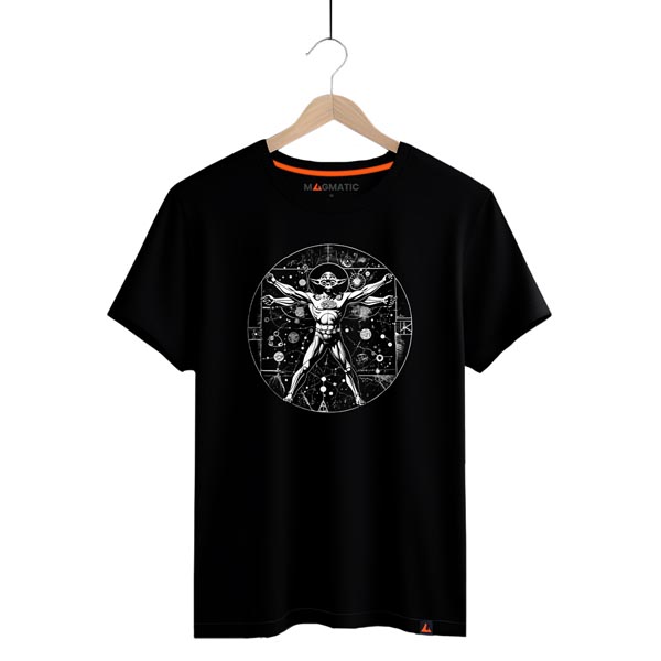 T-Shirt Yoda "Vitruvian Figures" - Magmatic - T-shirt Homme